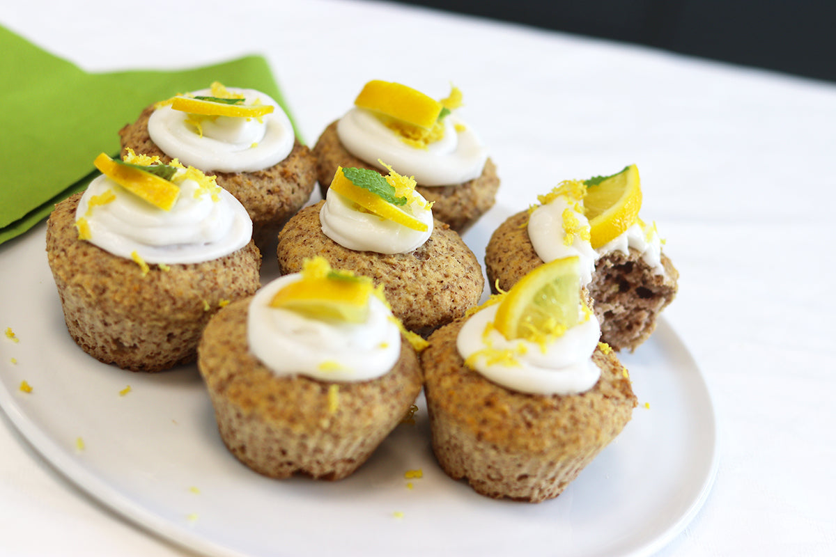 Citromos-diós muffin | Gluténmentes, Vegán – Eden Premium